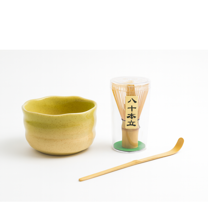 Basic MATCHA SET - YELLOW - Dan za čaj